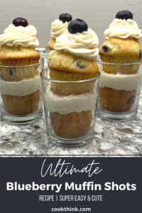 The Best Blueberry Muffin Shots - CookThink