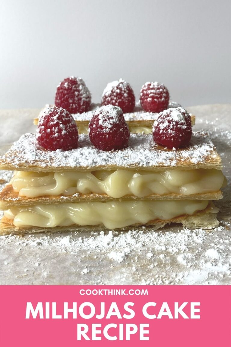 Best Milhojas Cake Recipe - CookThink