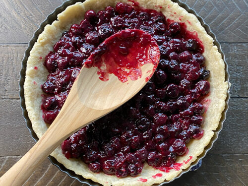 How To Make Simple Blueberry Tart Recipe - CookThink